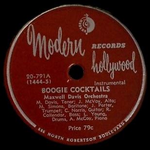 Maxwell Davis: “Boogie Cocktails” – Spontaneous Lunacy