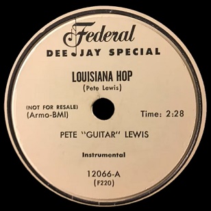 Pete “Guitar” Lewis: “Louisiana Hop” – Spontaneous Lunacy