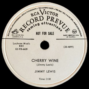 Jimmy “Baby Face” Lewis: “Cherry Wine” – Spontaneous Lunacy